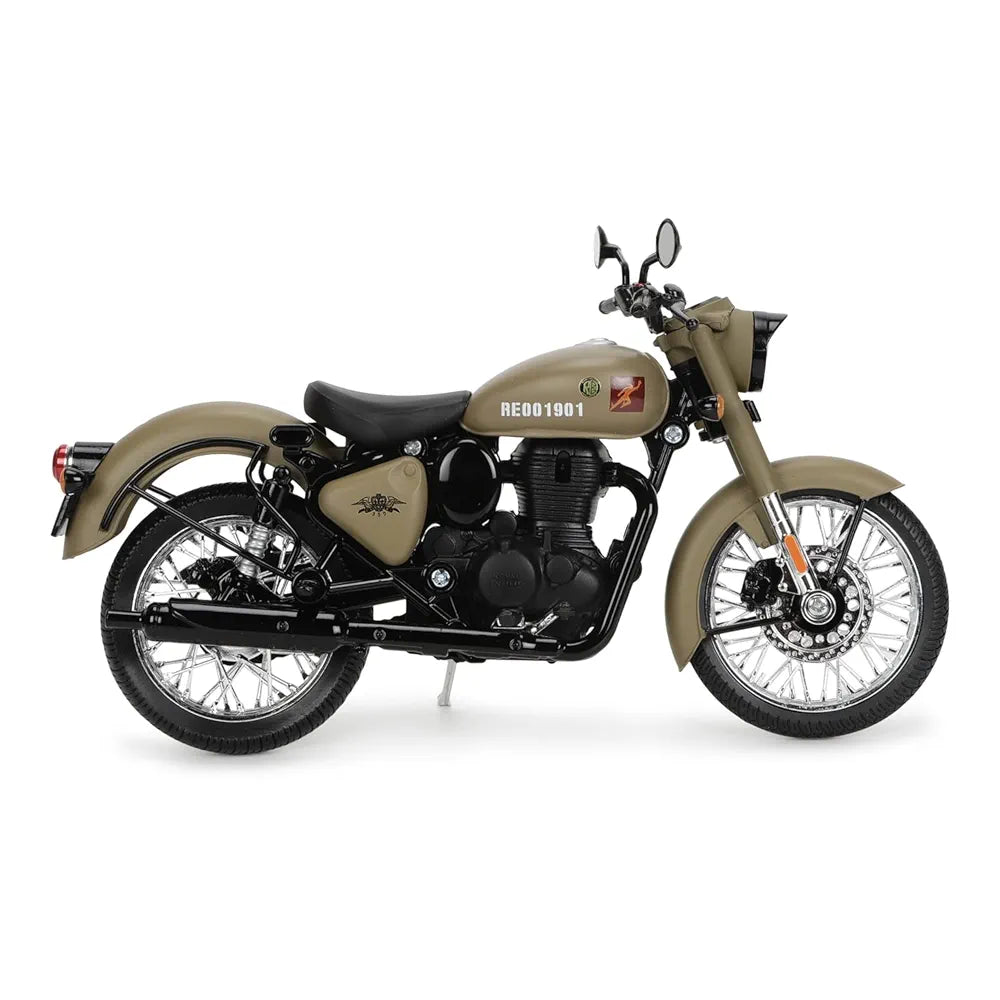 Maisto ROYAL ENFIELD CLASSIC 350 (Matt Stormrider Sand) – Bommaikadai78